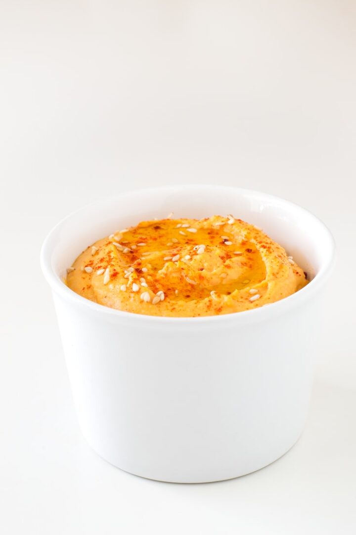 Roasted Red Pepper Hummus - Simple Vegan Blog