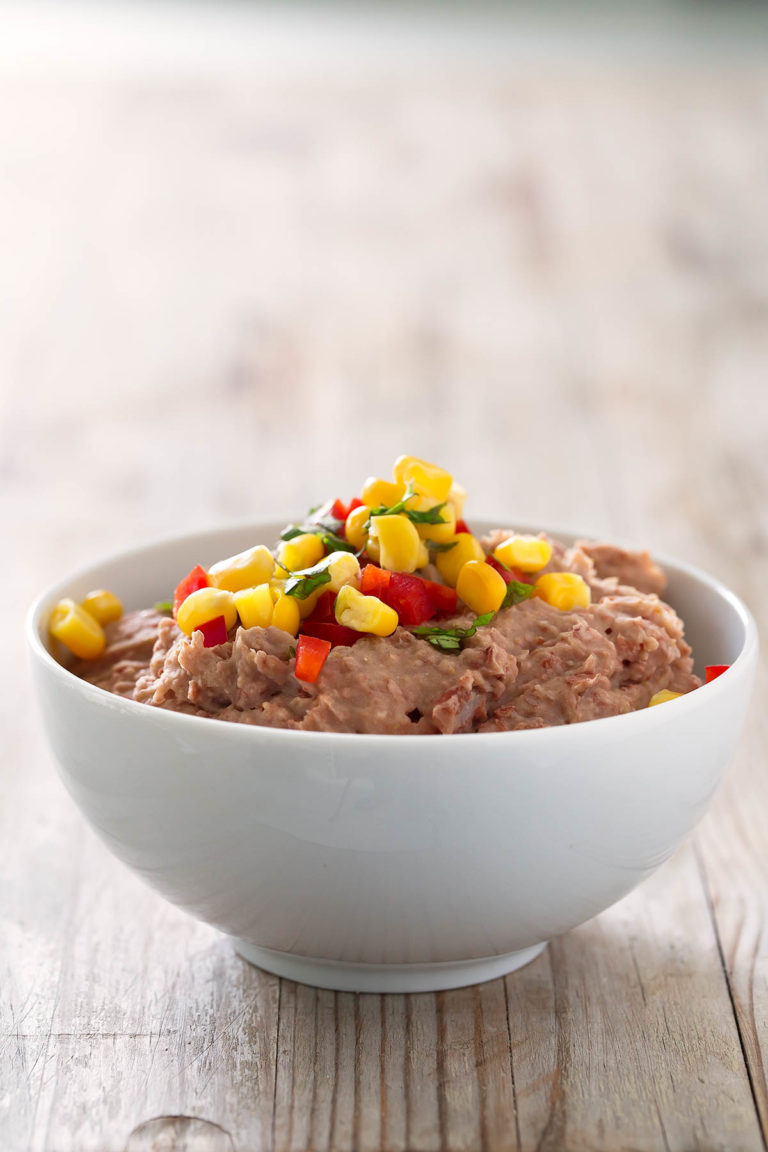 Fat Free Vegan Refried Beans - Simple Vegan Blog