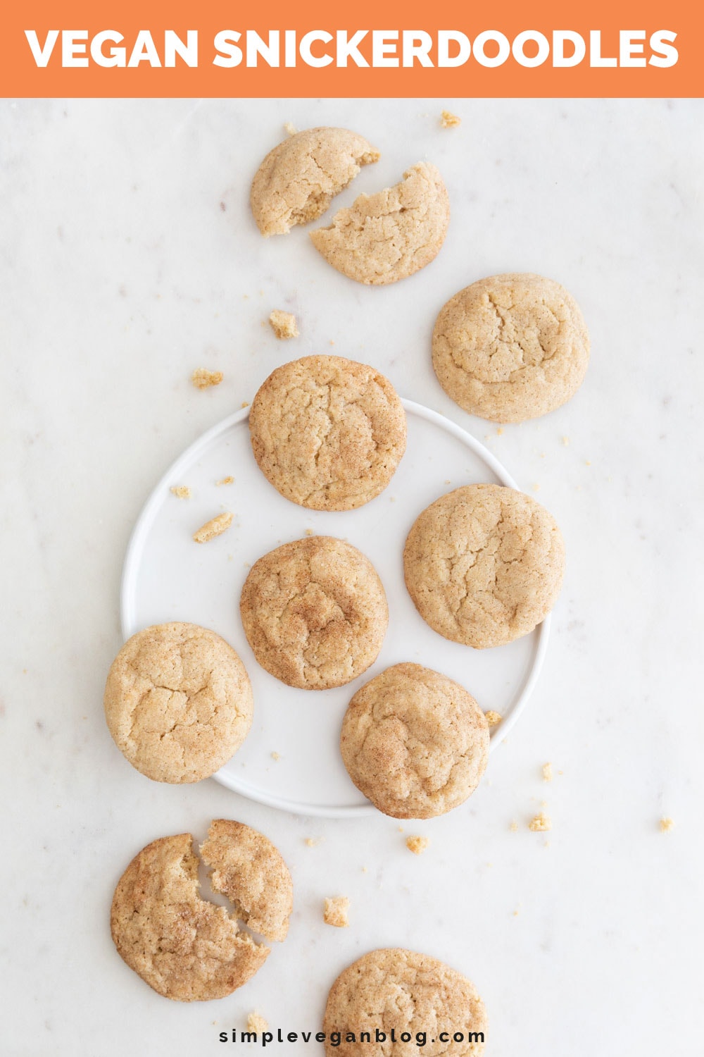 Vegan Snickerdoodles - Simple Vegan Blog