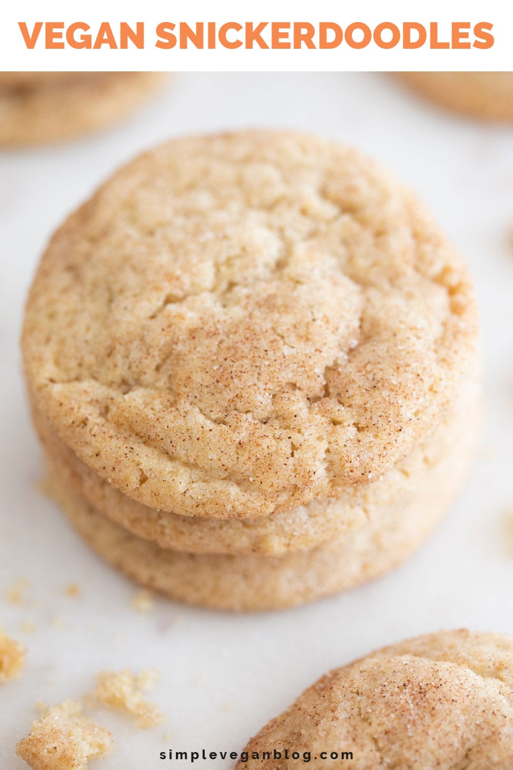 Vegan Snickerdoodles - Simple Vegan Blog