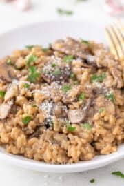 Creamy Vegan Mushroom Risotto - Simple Vegan Blog