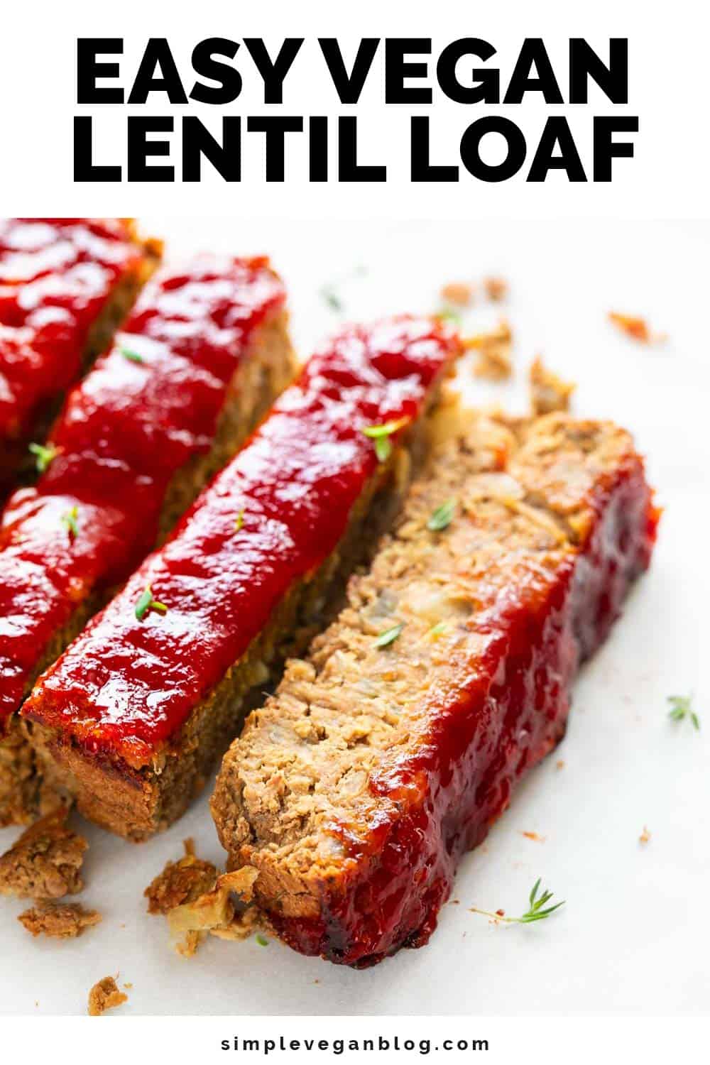 Easy Vegan Lentil Loaf - Simple Vegan Blog
