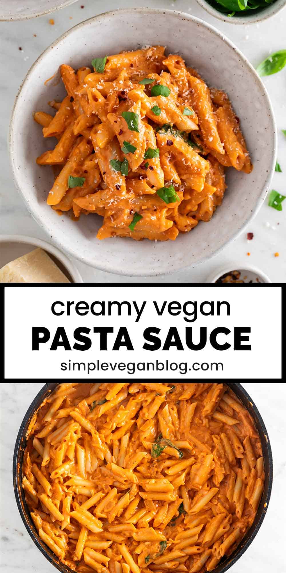 Creamy Vegan Pasta Sauce - Simple Vegan Blog